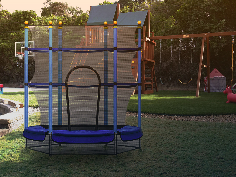 Gyerek kerti trambulin 138 x 160 cm :: Bonu.hu