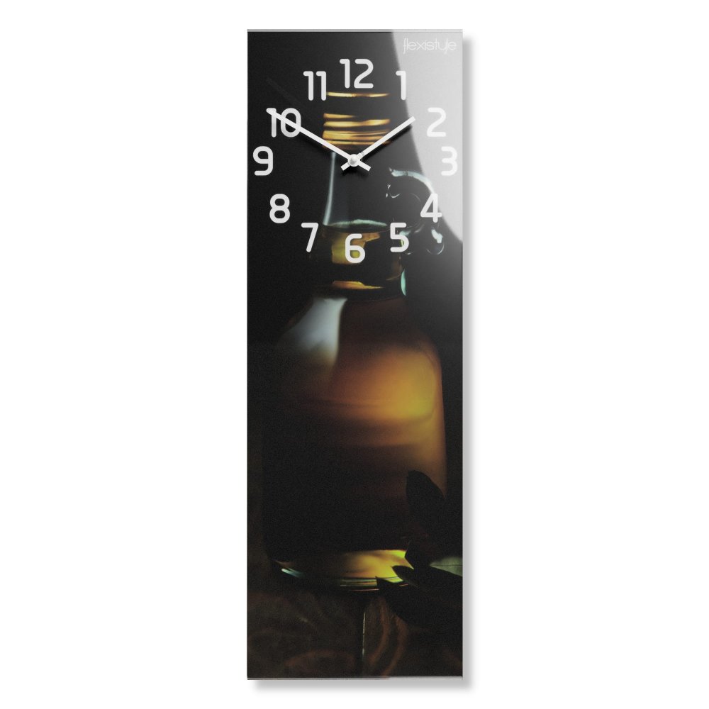 Ceas de bucătărie cu imaginea clasica a unei sticle de ulei de măsline ...