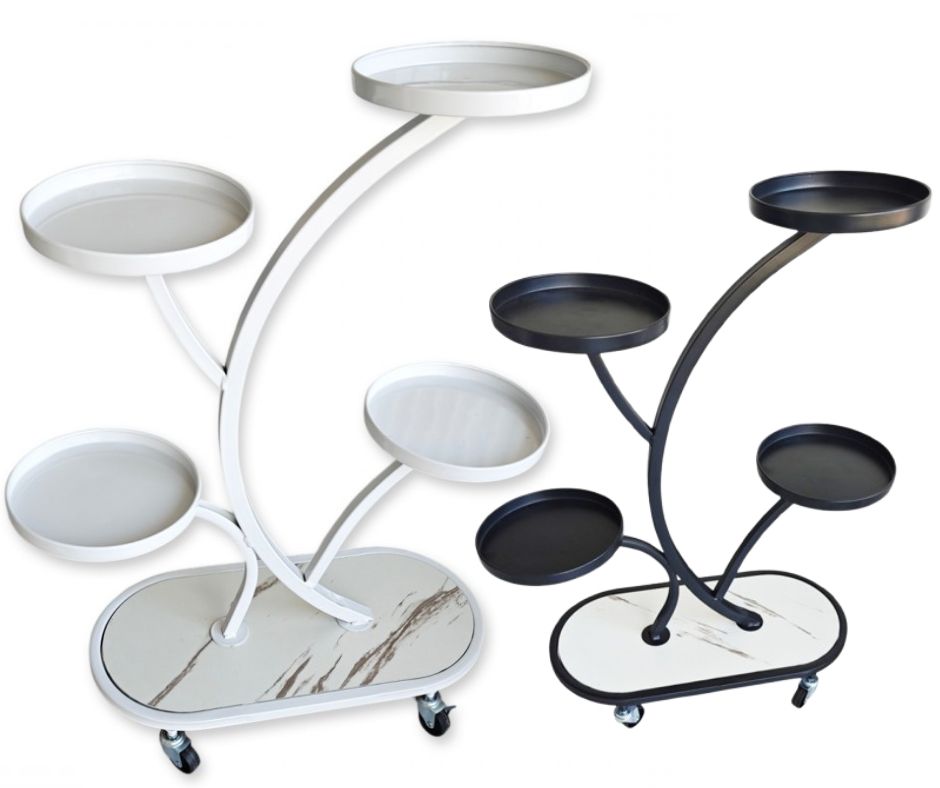 Suport pentru flori cu roți :: Lilly.ro