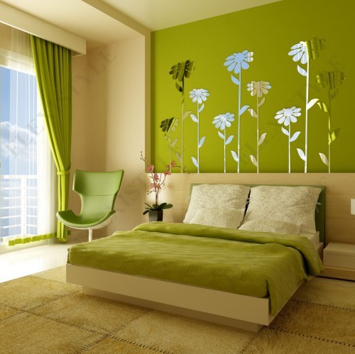 Oglindă acrilică în formă de flori :: Lilly.ro